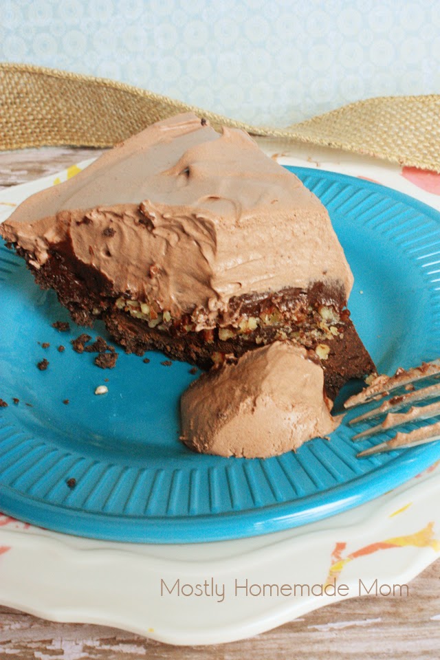 Triple Layer Mud Pie - and a Suprise! | Mostly Homemade Mom | Bloglovin’