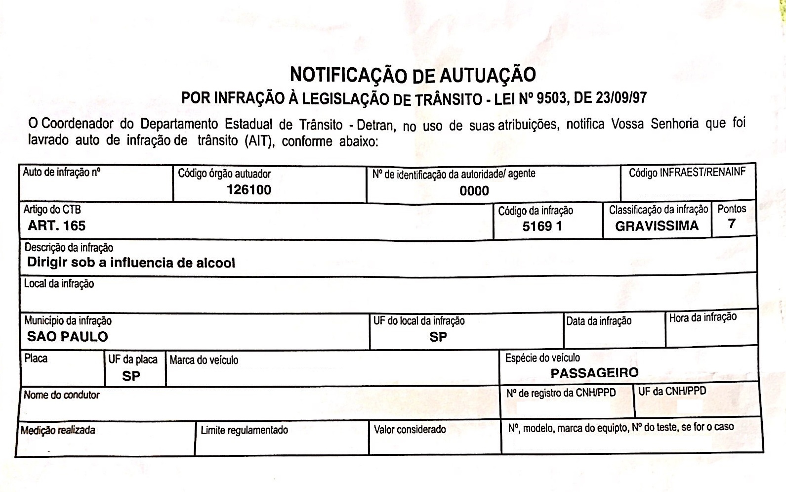 Recursos de Multas - Equipe Siga Recursos: Lei Seca SP