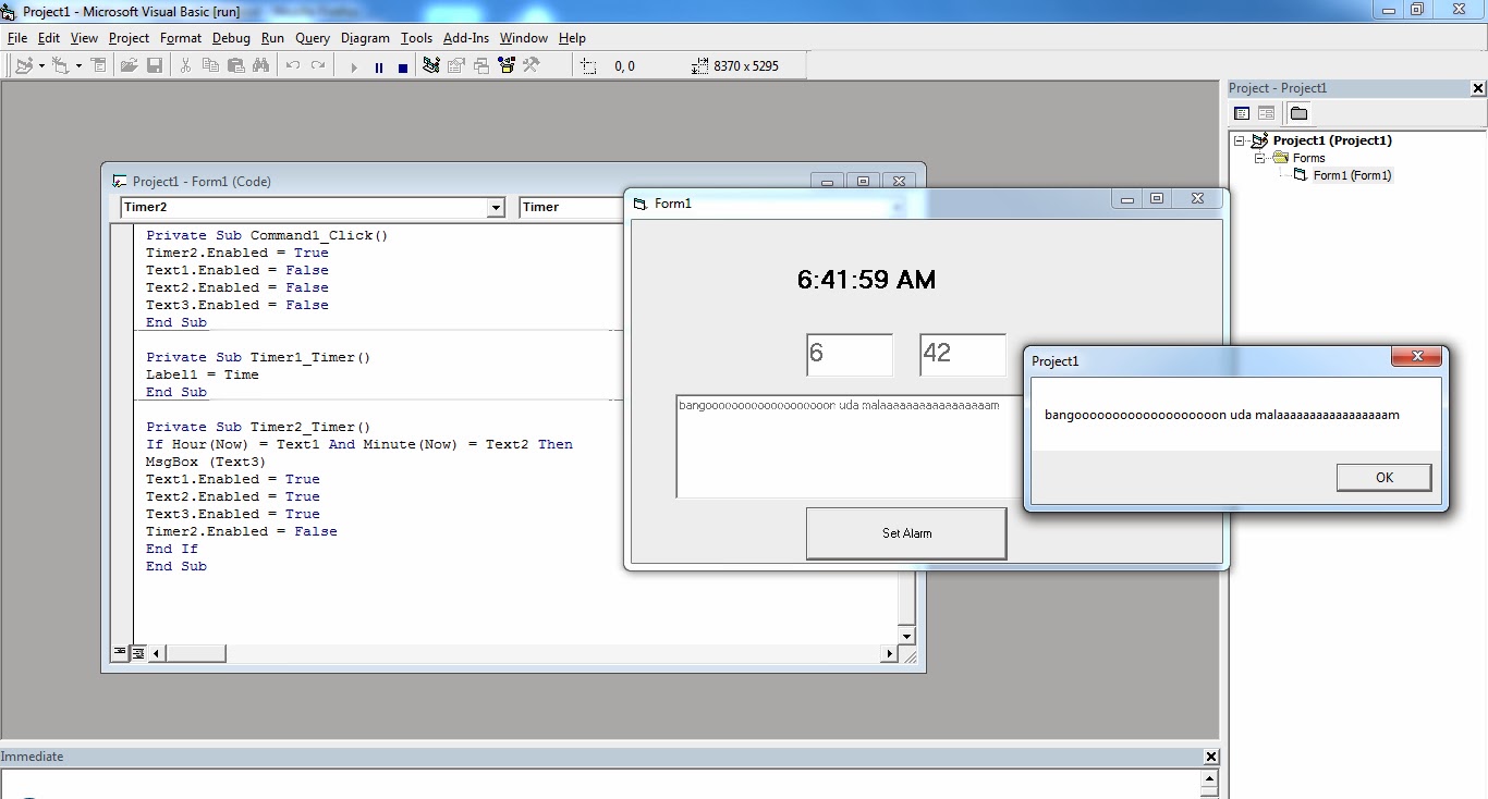 Membuat Program Alarm sederhana menggunakan visual basic 6.0 - artikel ...