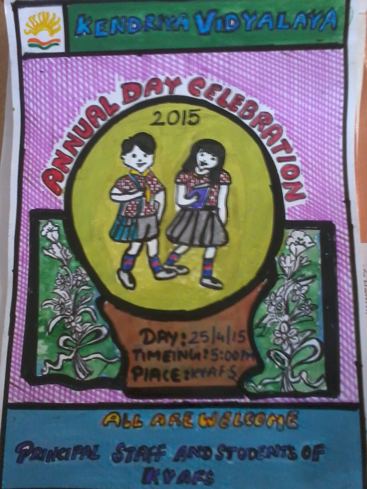 ART Palettes: Annual Day Posters made by Students