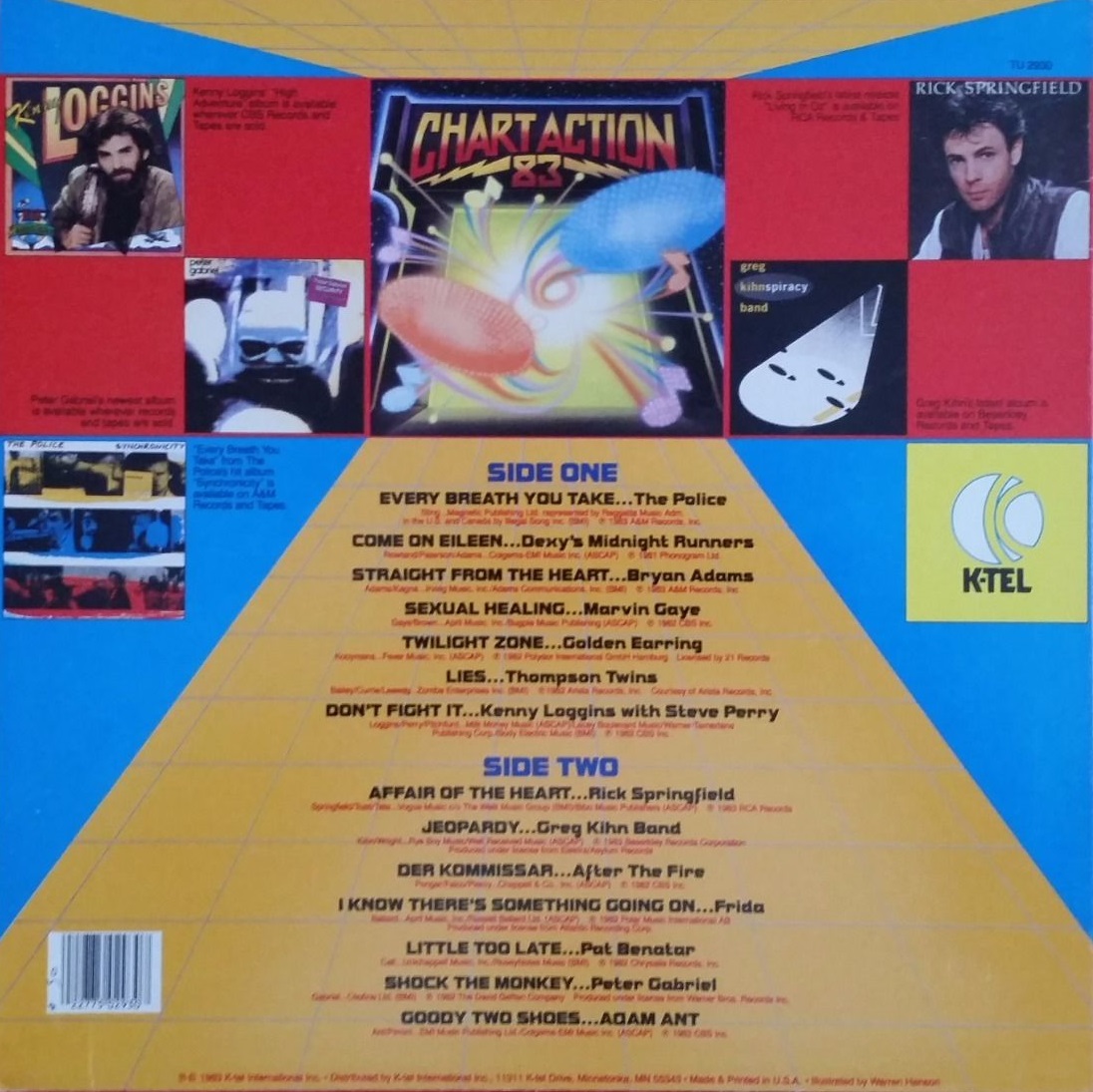 K-Tel Kollection 1973-1983: CHART ACTION '83 [1983]