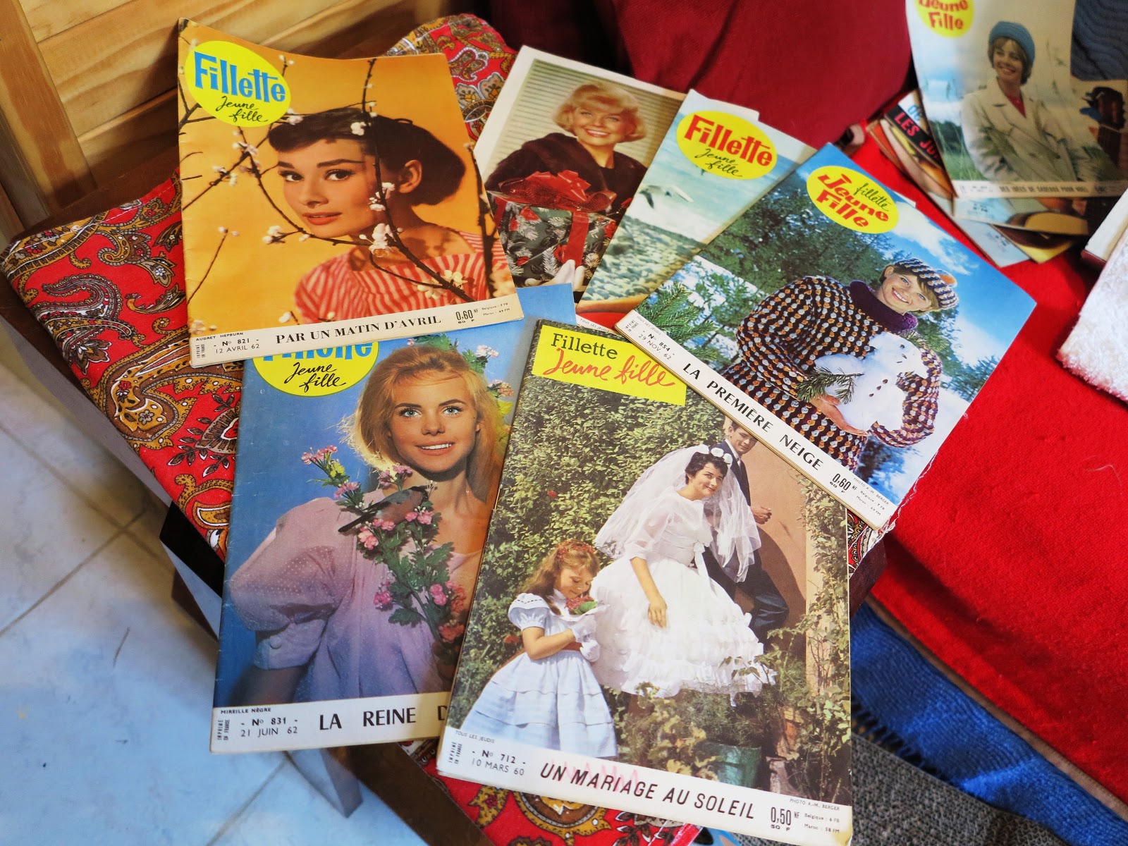 Les petits bonheurs de Quinou: 3 - Revues "FILLETTE Jeune Fille"