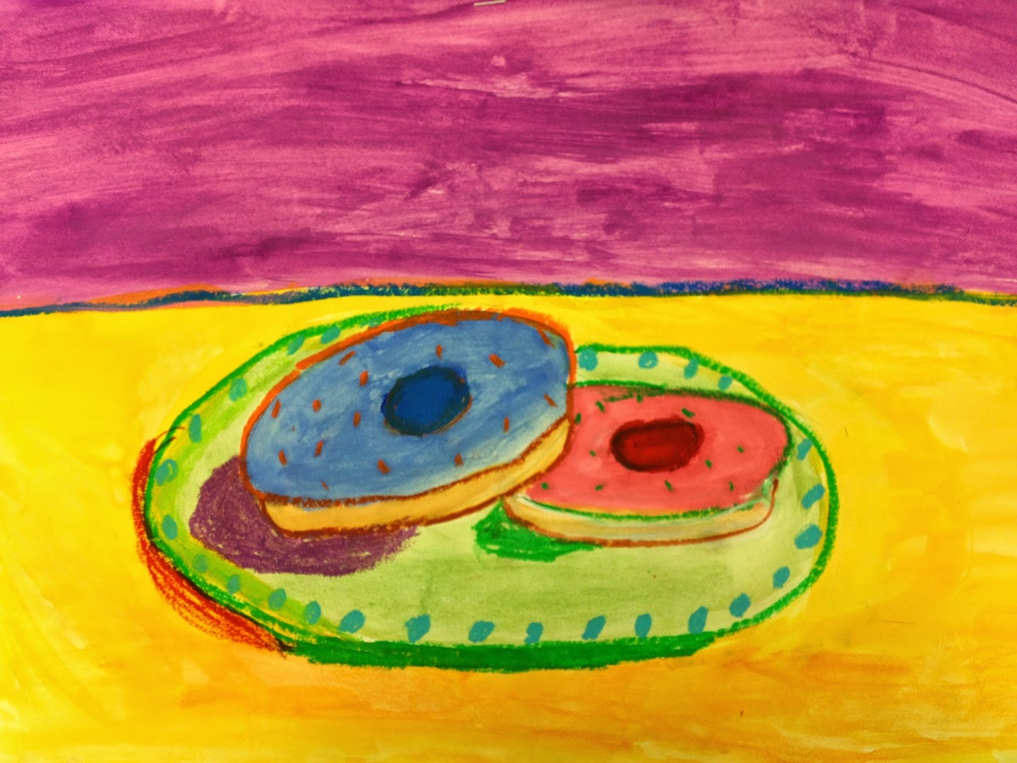 Art at Hosmer: Wayne Thiebaud Inspired Dessert Paintings