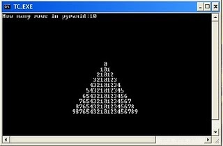 Making Pyramid with C/C++ Language ~ Dunya Infocom blog
