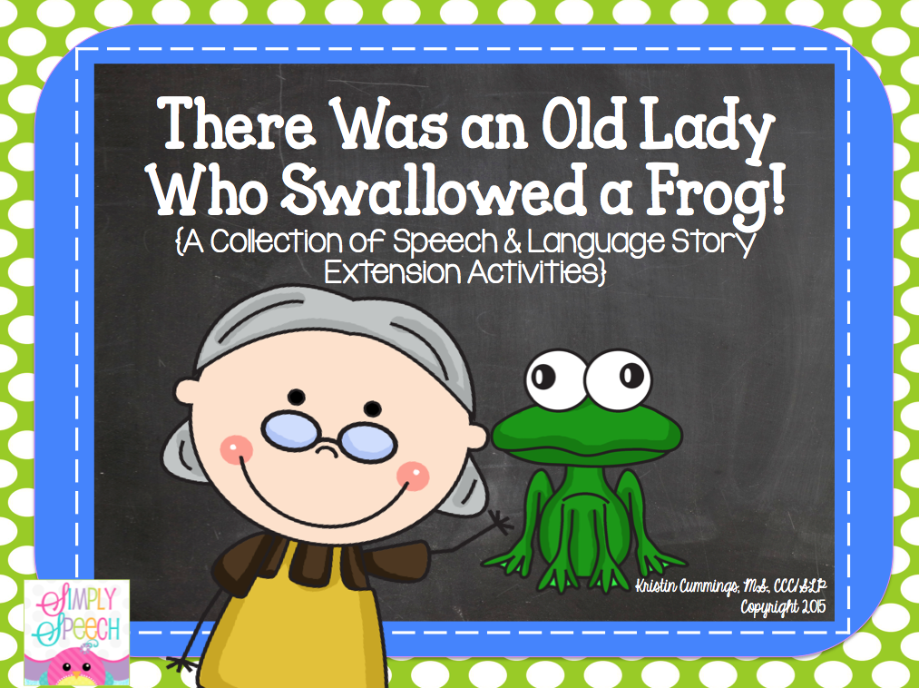 There Was an Old Lady Who Swallowed a Frog! {Giveaway} | Simply Speech