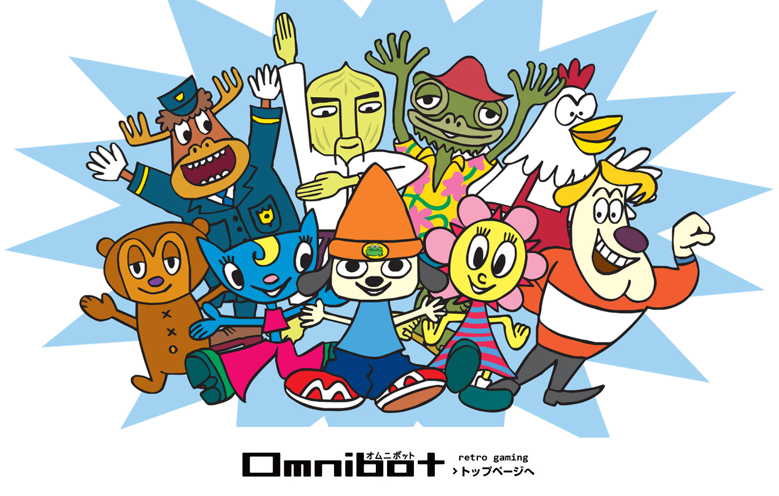 Omnibot-Retro gaming: Parappa The Rapper