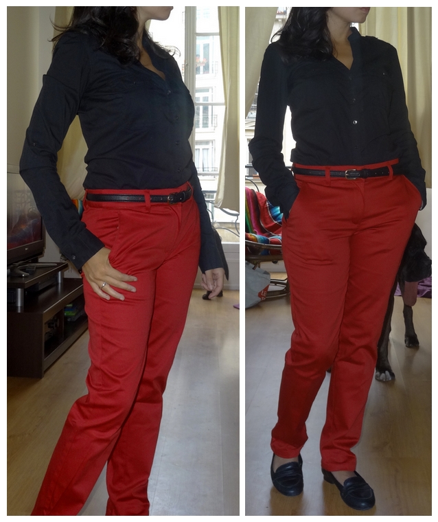Beauty or not beauty ?: Look du jour: Oser le pantalon rouge!
