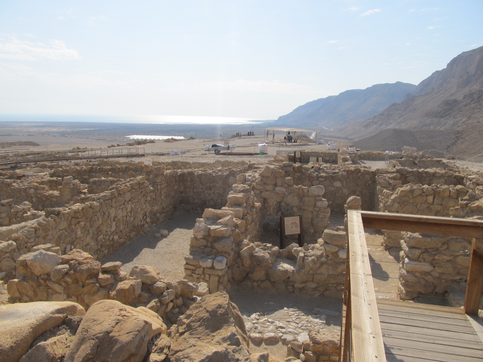 View from Kew: OAT Israel: Qumran National Park