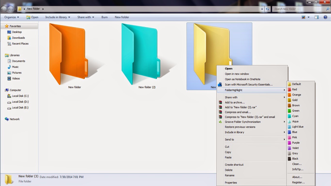 Change folder icon color on linux lite - dunwholesale