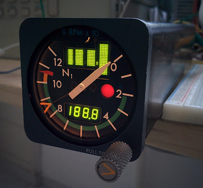 Boeing 737-300 Flight Deck Sim : N1 % RPM Indicator