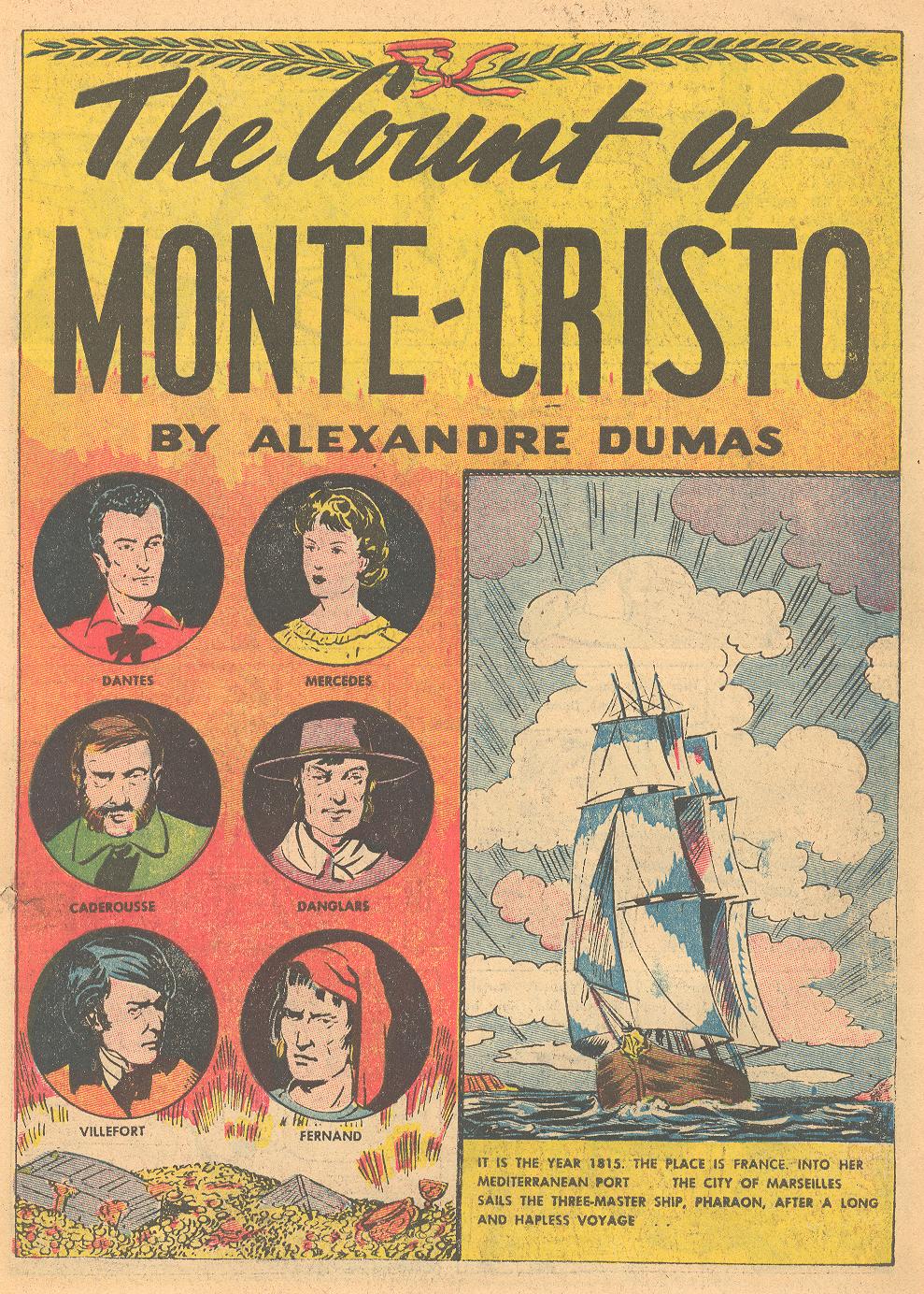 Old-fashioned Comics: Classic Comics (1941) - #3 "The Count of Monte ...