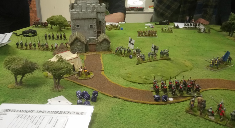 ALBAtwo Warblog: Medieval Tabletop Wargaming Day - Lion Rampant