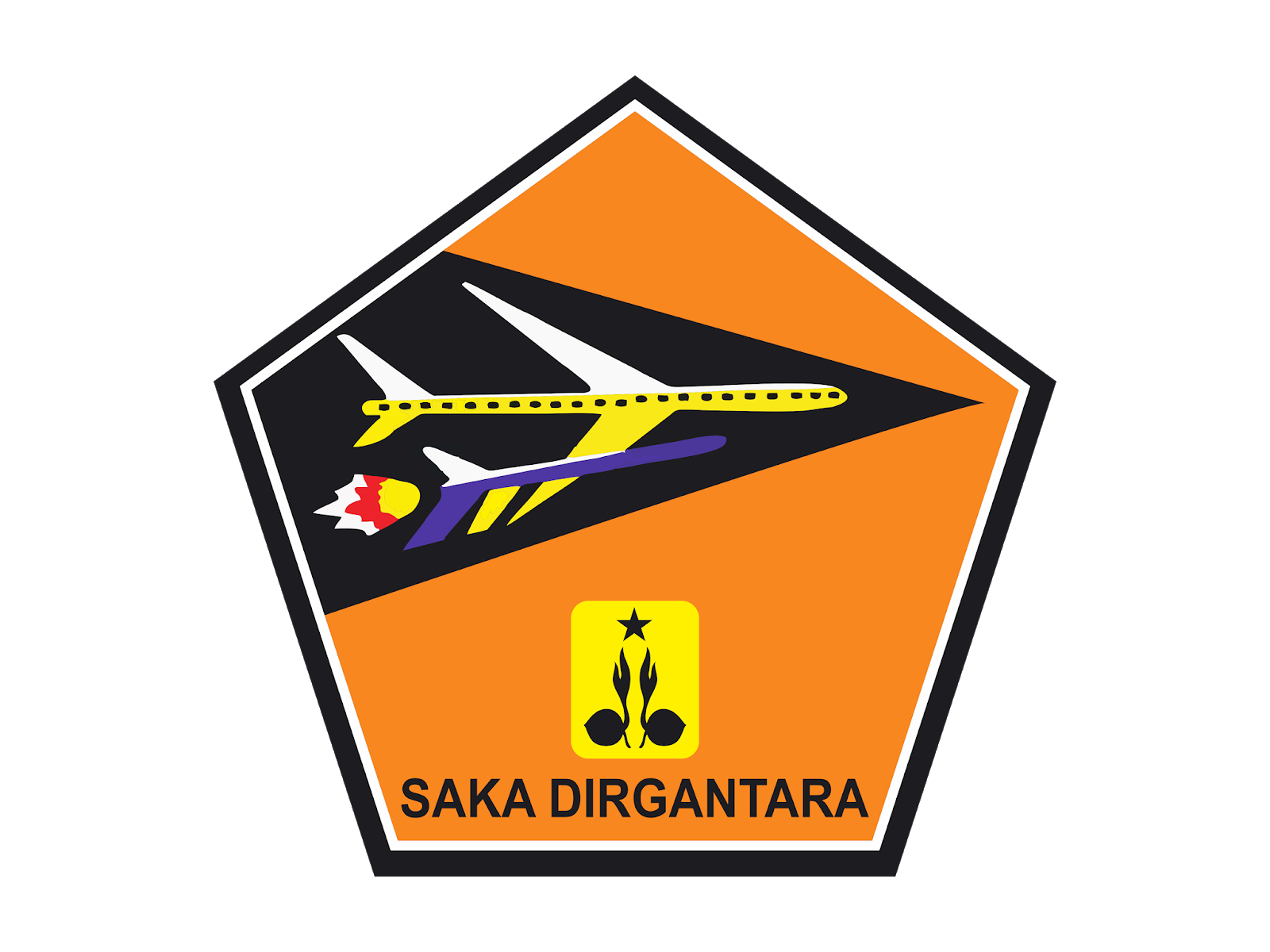 Logo Saka Dirgantara Vector Cdr & Png HD - Biologizone