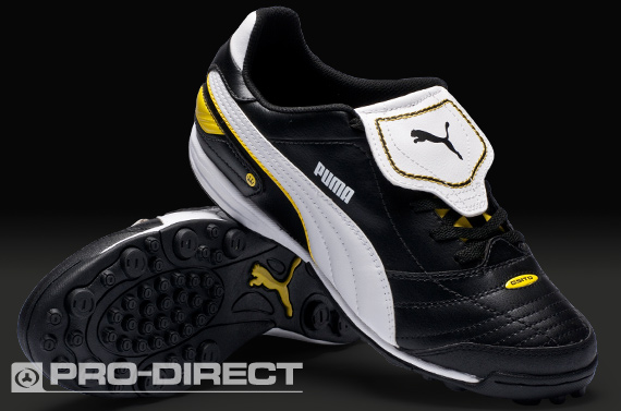 Futsal And Soccer: Futsal Shoes Puma Esito Finale - Black/White/Yellow