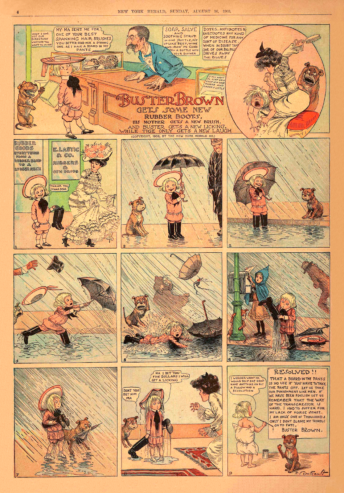 Yesterday’s Papers: Worden Wood, the Ghost of Buster Brown