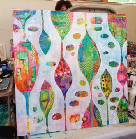 The Dreaming Bear Art Studio: Paint Mojo was so much fun!!!