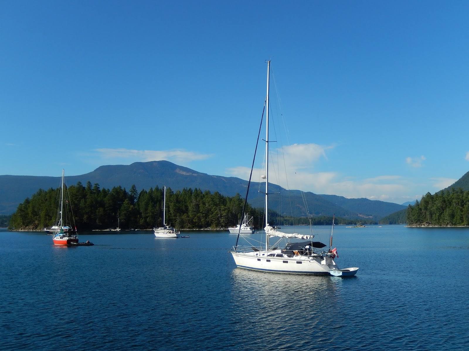 Powell River Books Blog: Overnight Anchorage in Ballet Bay, BC