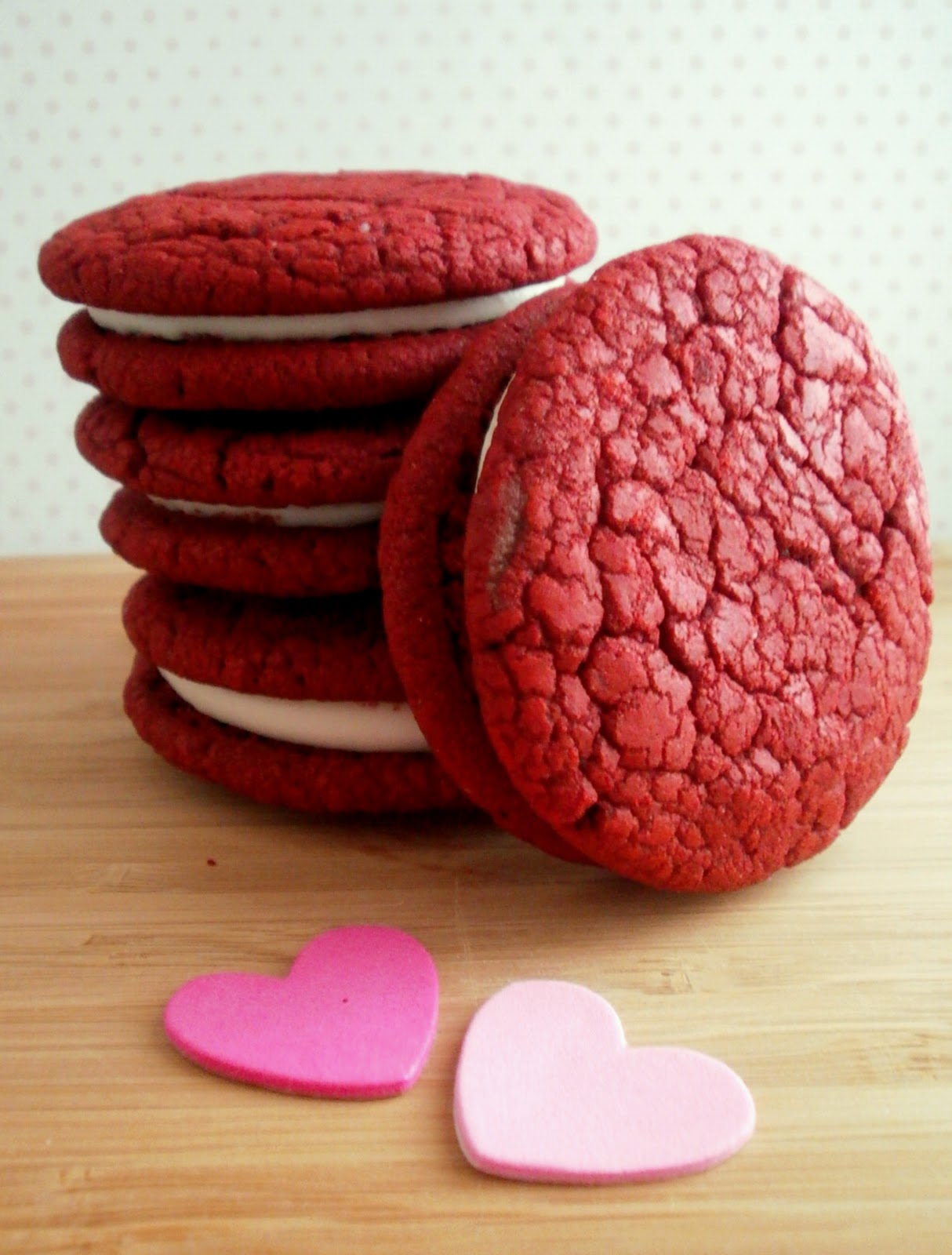 The Busty Baker: Red Velvet Sandwich Cookies