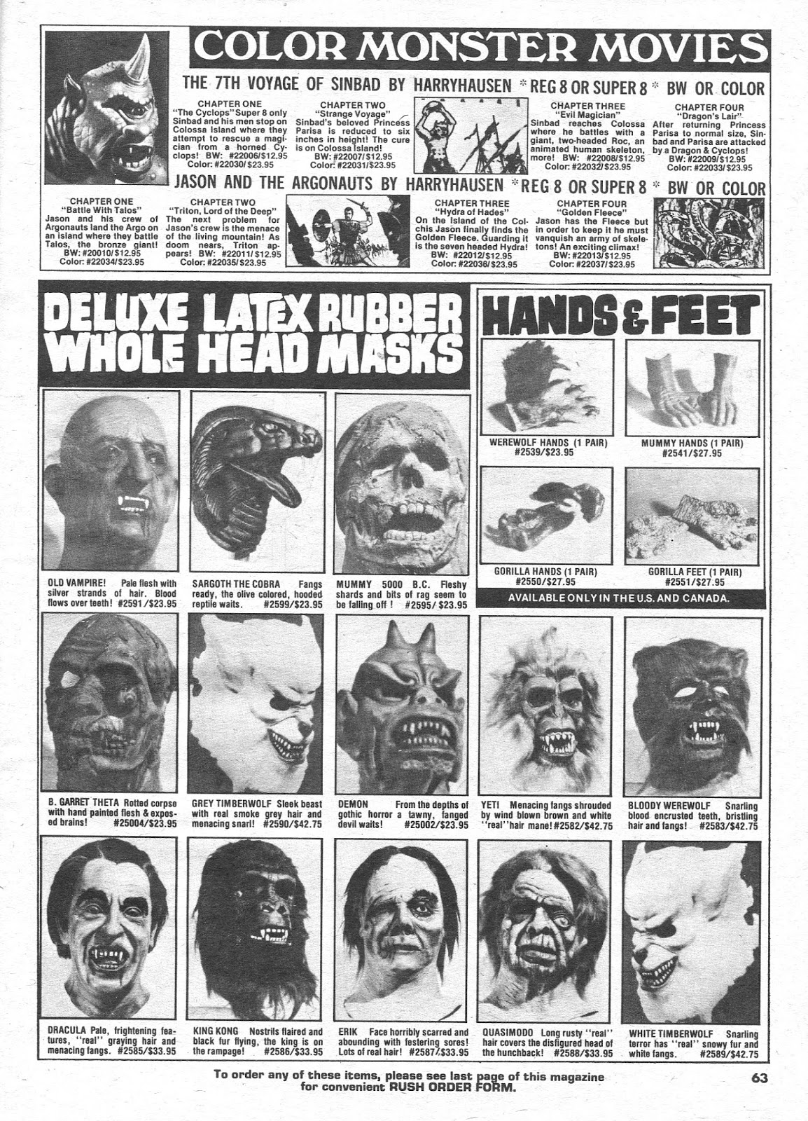 More Alien Mask Ads | Blood Curdling Blog of Monster Masks