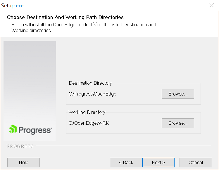 OpenEdge Installation Windows