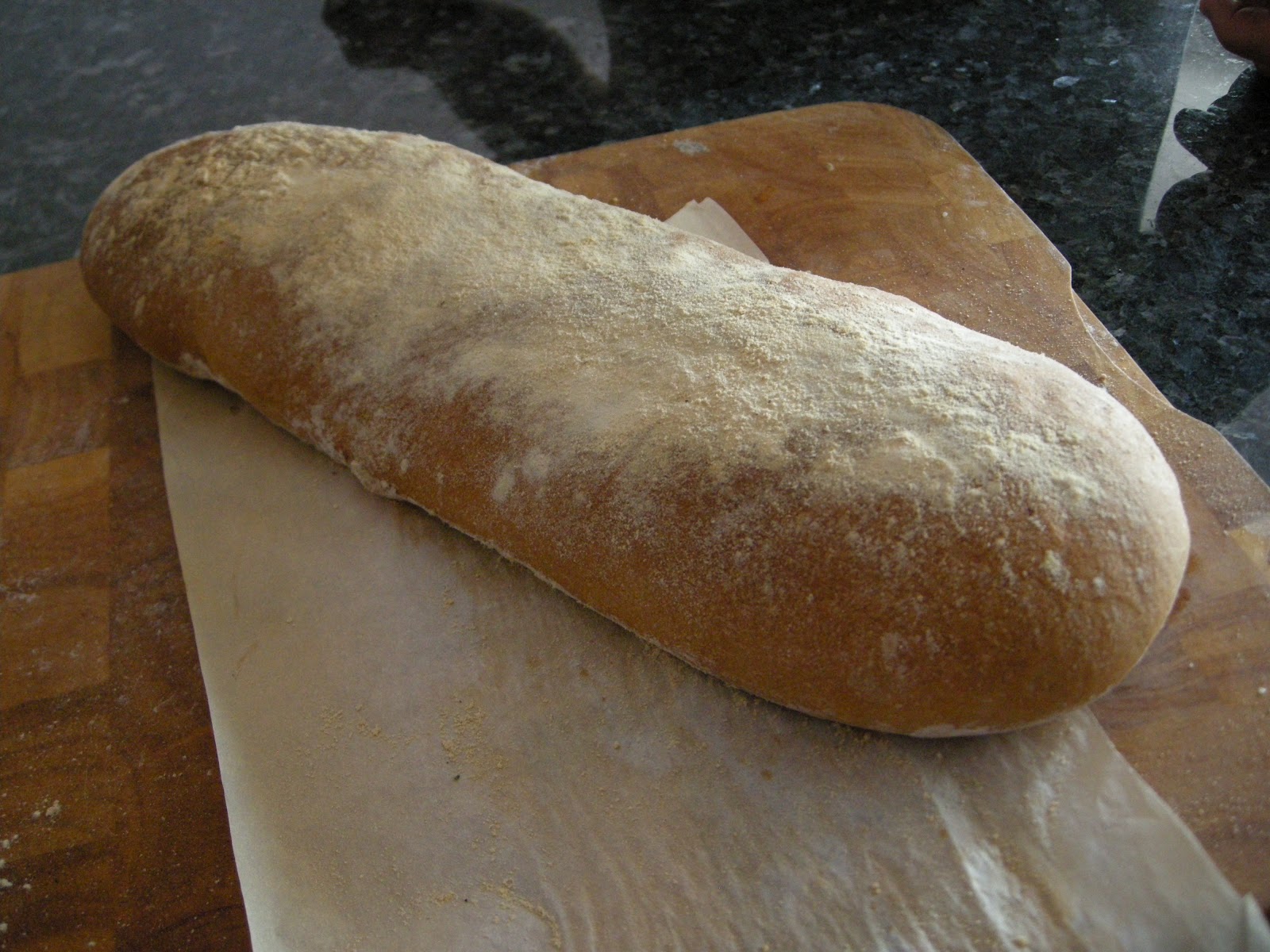 Kitchens Are Monkey Business: Rosie Makes Filone. It's Bread.