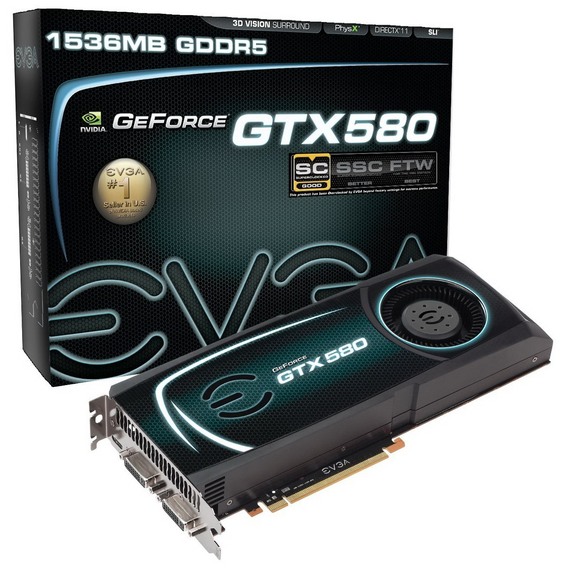 EVGA GeForce GTX 580 Superclocked 1536 MB GDDR5 – Hardsoft Tec