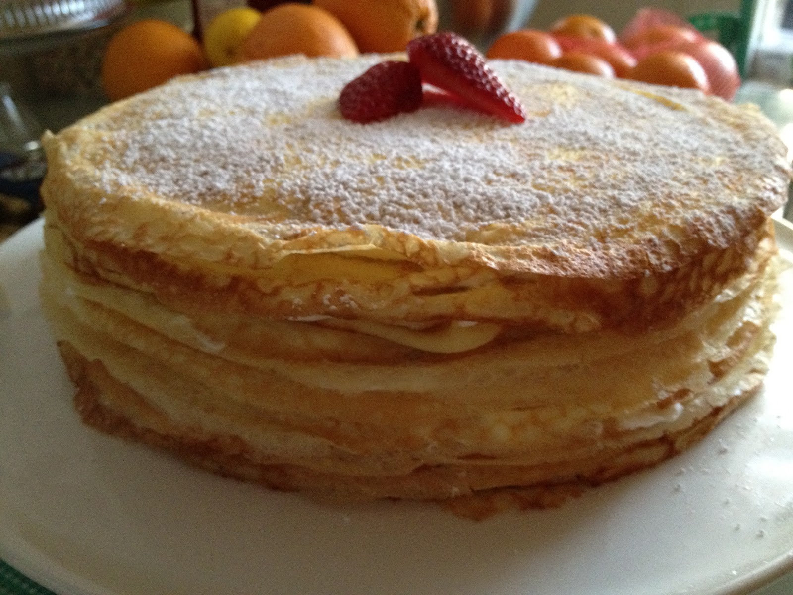 Apricot Mille Crêpes