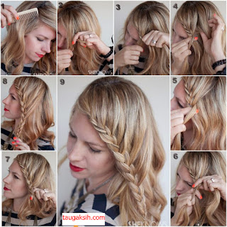 Tutorial Cara Mudah Mengepang Rambut Sendiri | Tutorial Menata Rambut ...