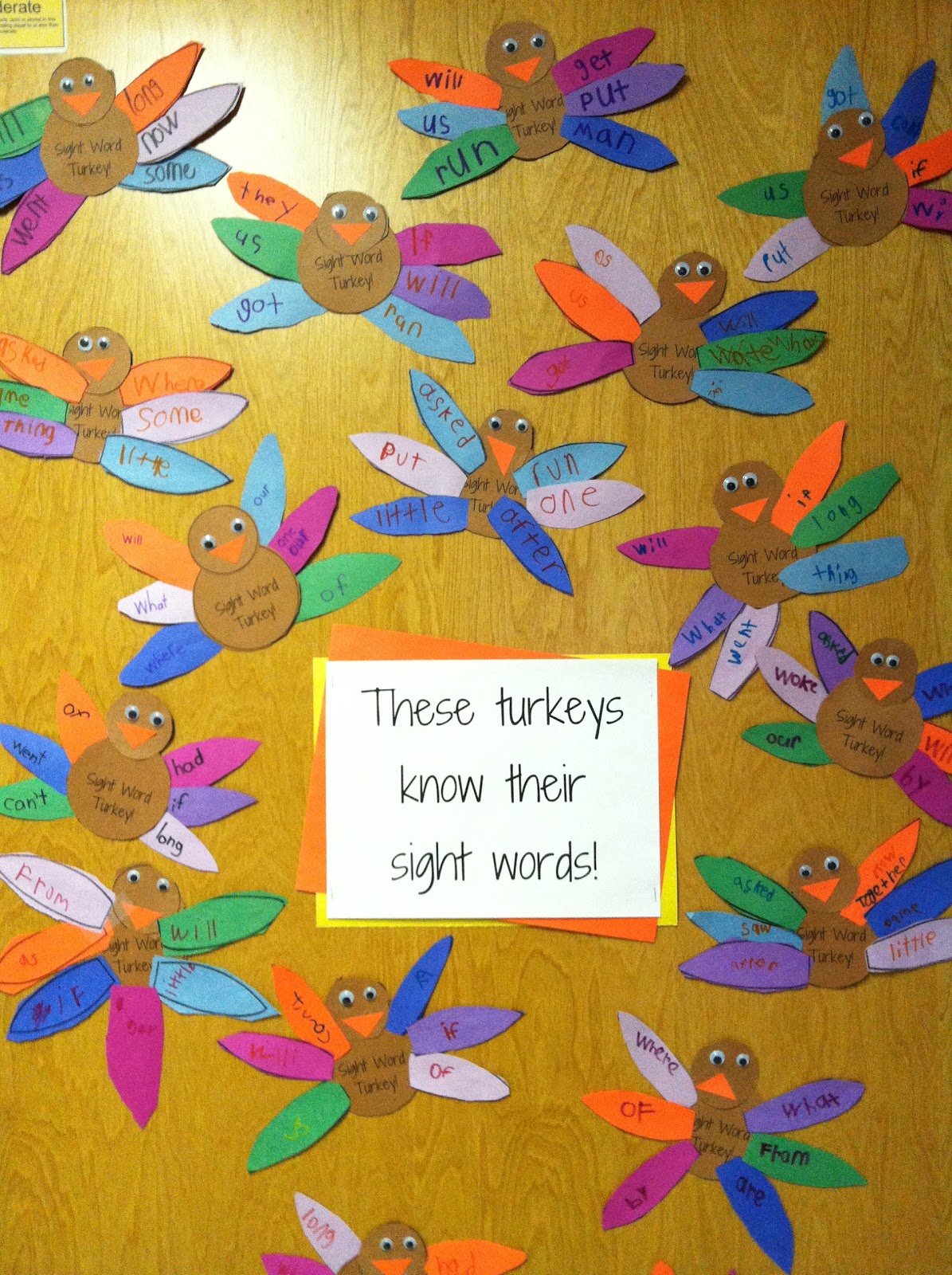 Mr. First Grade: Turkey Day!