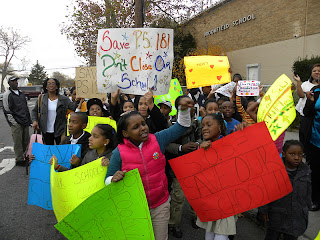 Advocates for Change: PS 181 Save Our School rally 11-15-11