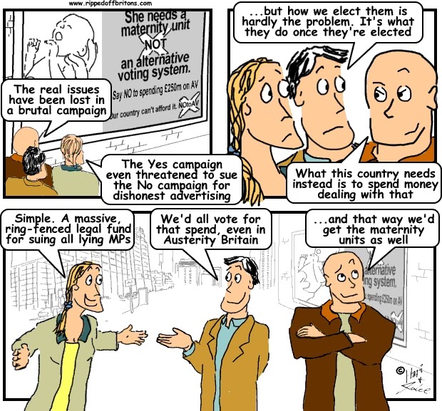 A better alternative to the Alternative Voting system ~ Ripped-off Britons