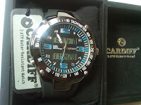 JAM TANGAN CARDIFF WATERPROOF: JAM CARDIFF SPORTY & TRENDY