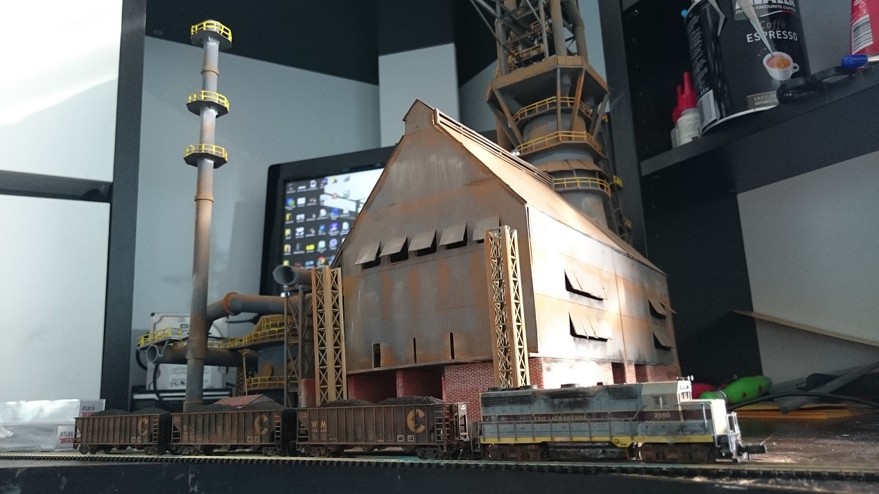 Custom N scale Steel mill | Page 2 | Model Train Forum