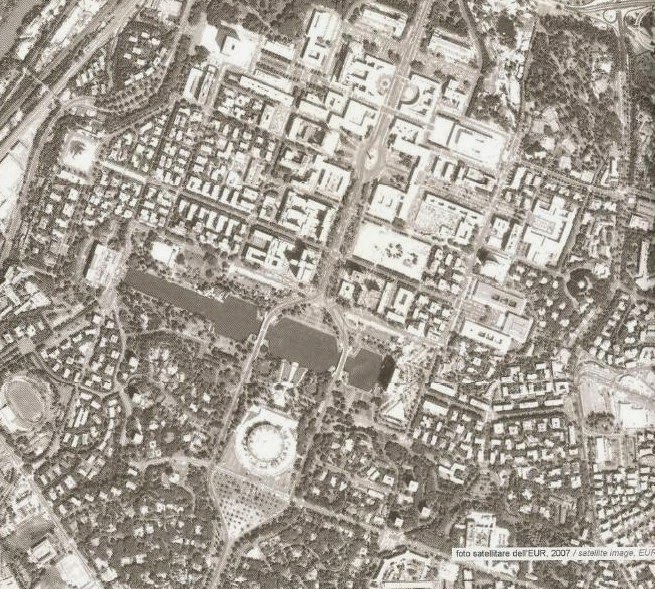 Quartiere Europa (Eur) a Roma, Italia. Introduzione