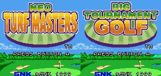 Neo Geo Pocket - [Análisis] Neo Turf Masters / Big Tournament Golf ...
