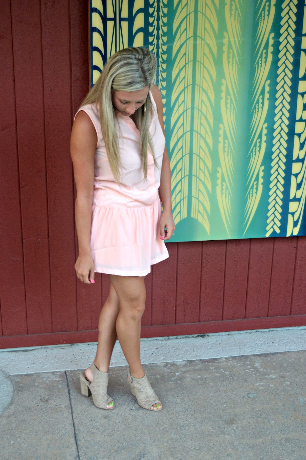 Blush Drop Waist.