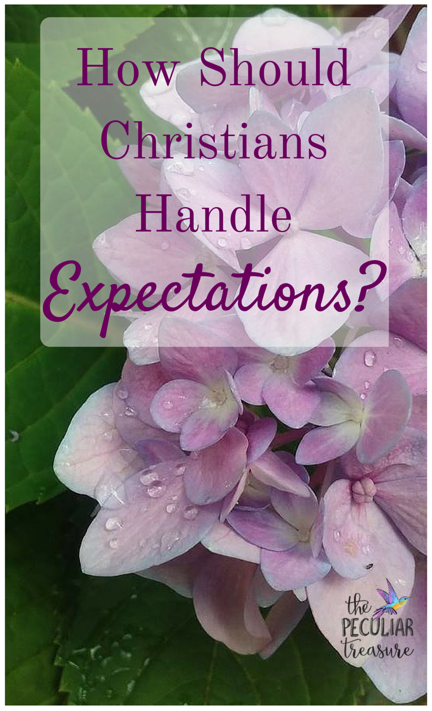 The Peculiar Treasure: How Should Christians Handle Expectations? (Part ...
