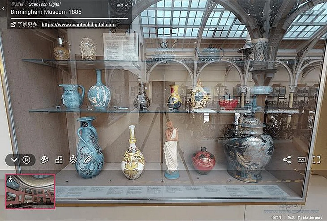 Explore the World's Museums 網站，透過地圖參觀世界上知名的虛擬博物館