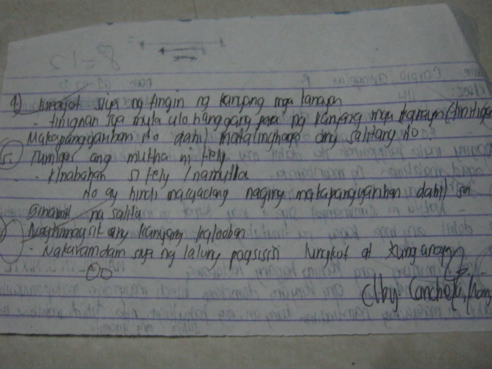 *Blog sa FILIPINO III* : Pagsusulit/Pagsasanay