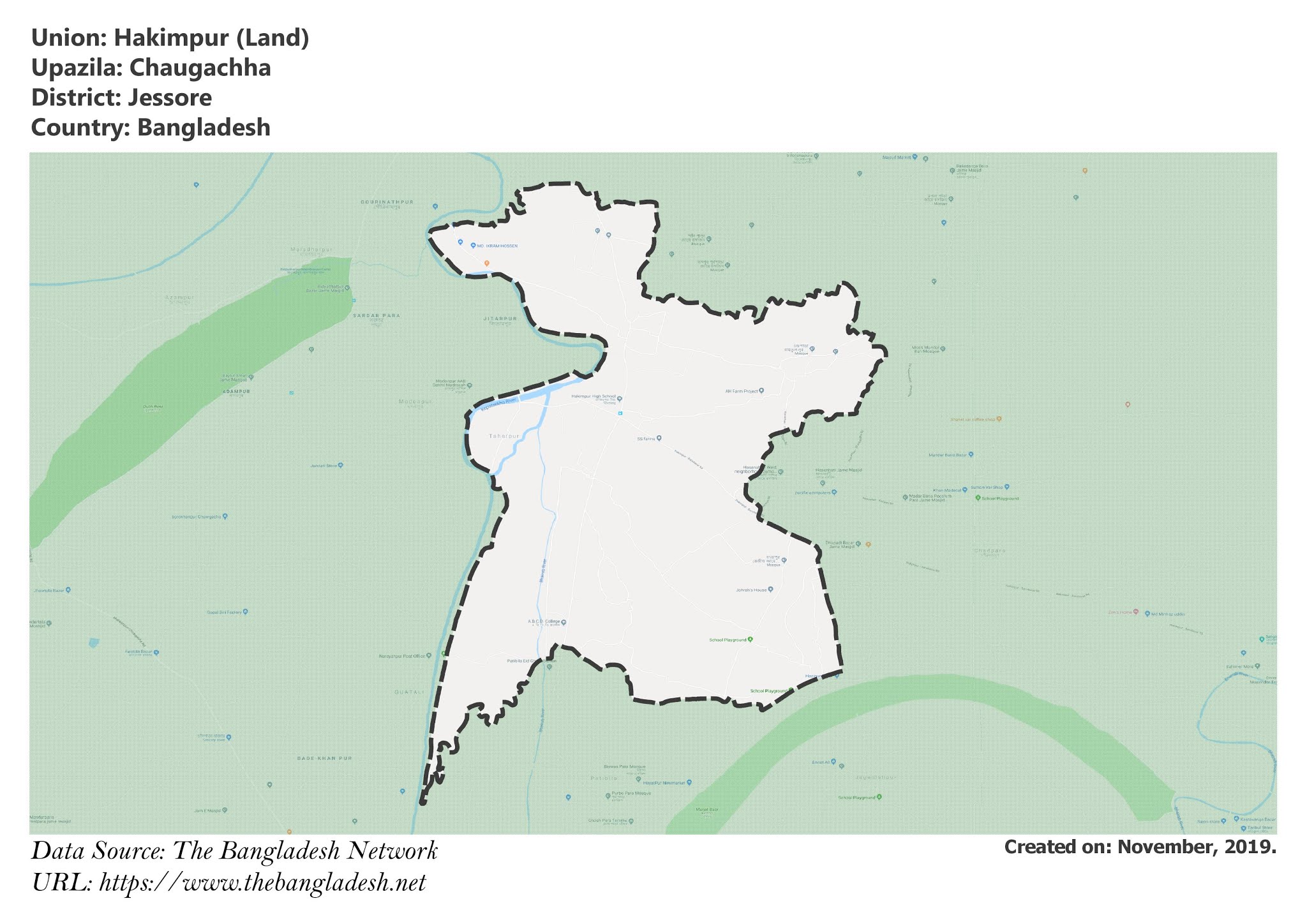 Hakimpur Union, Jessore