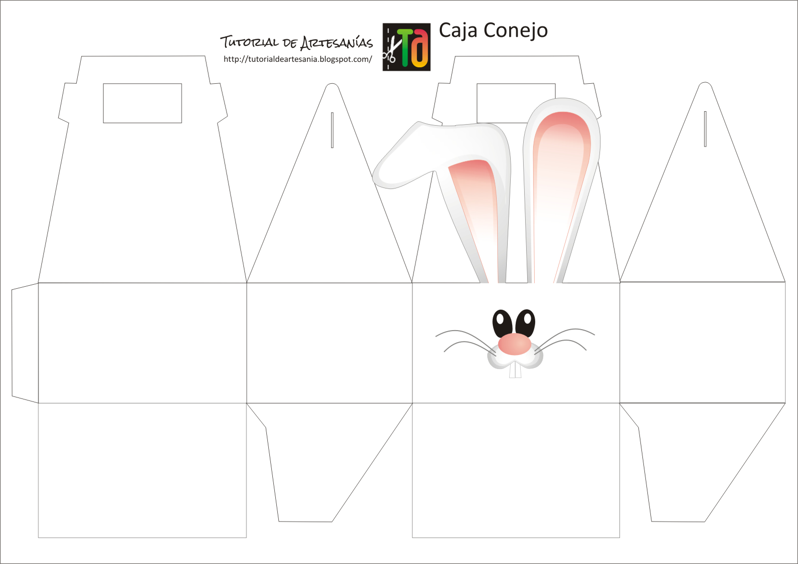 Tutorial de Artesanías: Pascua: Caja con conejito