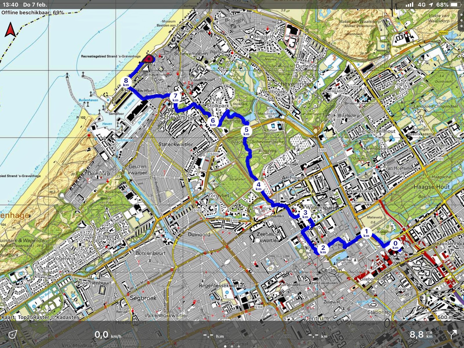 Wandel, fiets en vakanties : Den Haag - Scheveningen