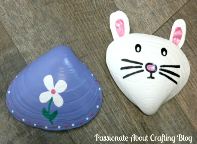Passionate About Crafting : Kid's Crafts: Painted Seashells for Spring ...