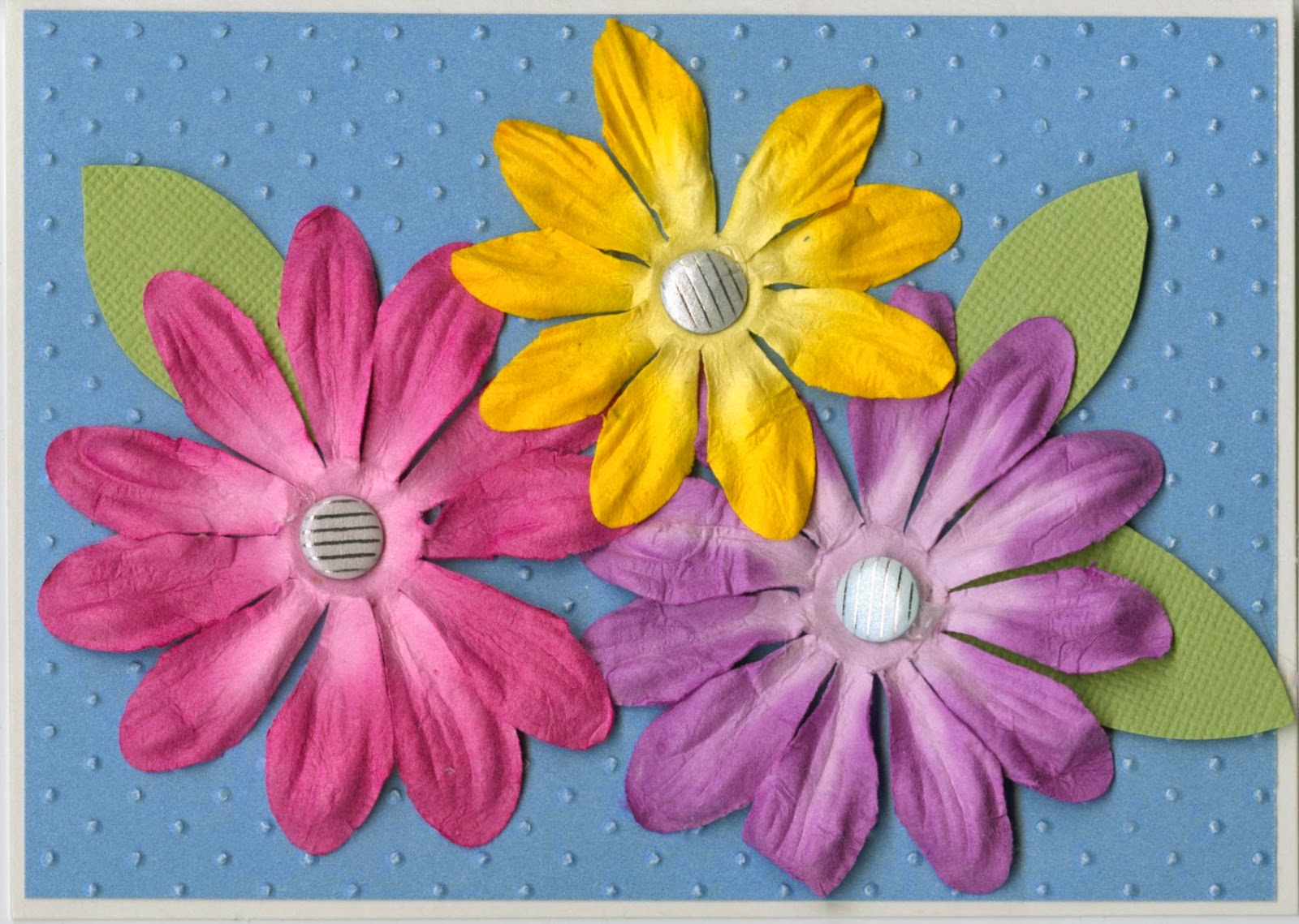 Cindy deRosier: My Creative Life: Flower Cards