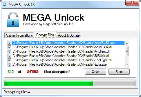 MEGA Unlock - Unlock all Ransomwares / Cryptlockers