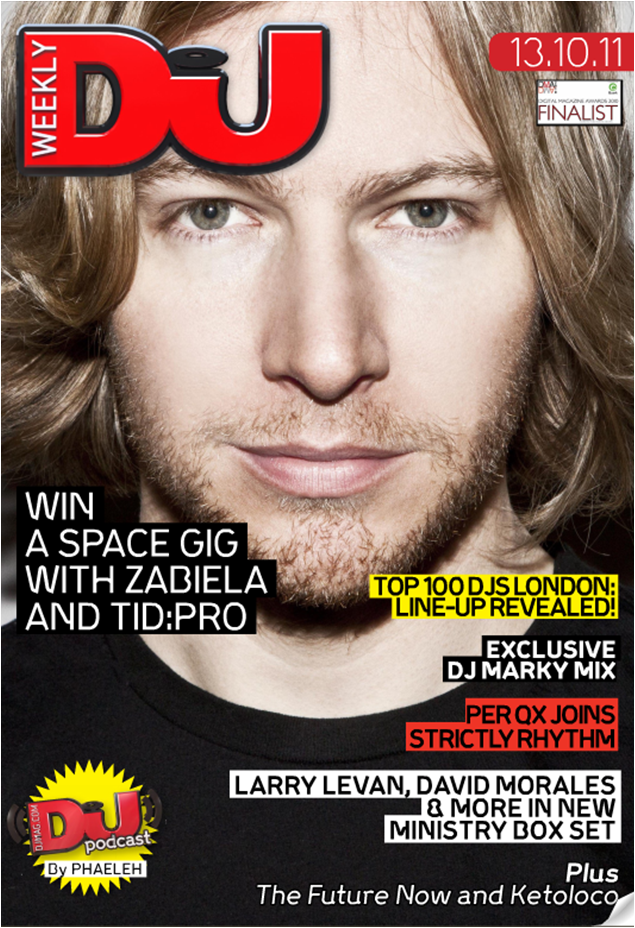 Creative Media Music magazine: DJ Weekly Front Cover