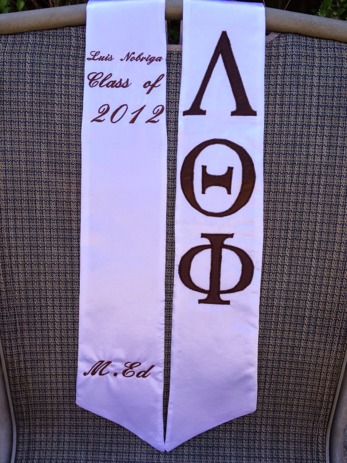 No Pattern by ECKDesign: Graduation Stoles