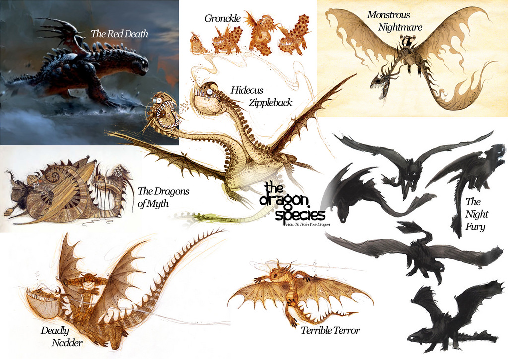 Httyd Dragon Species