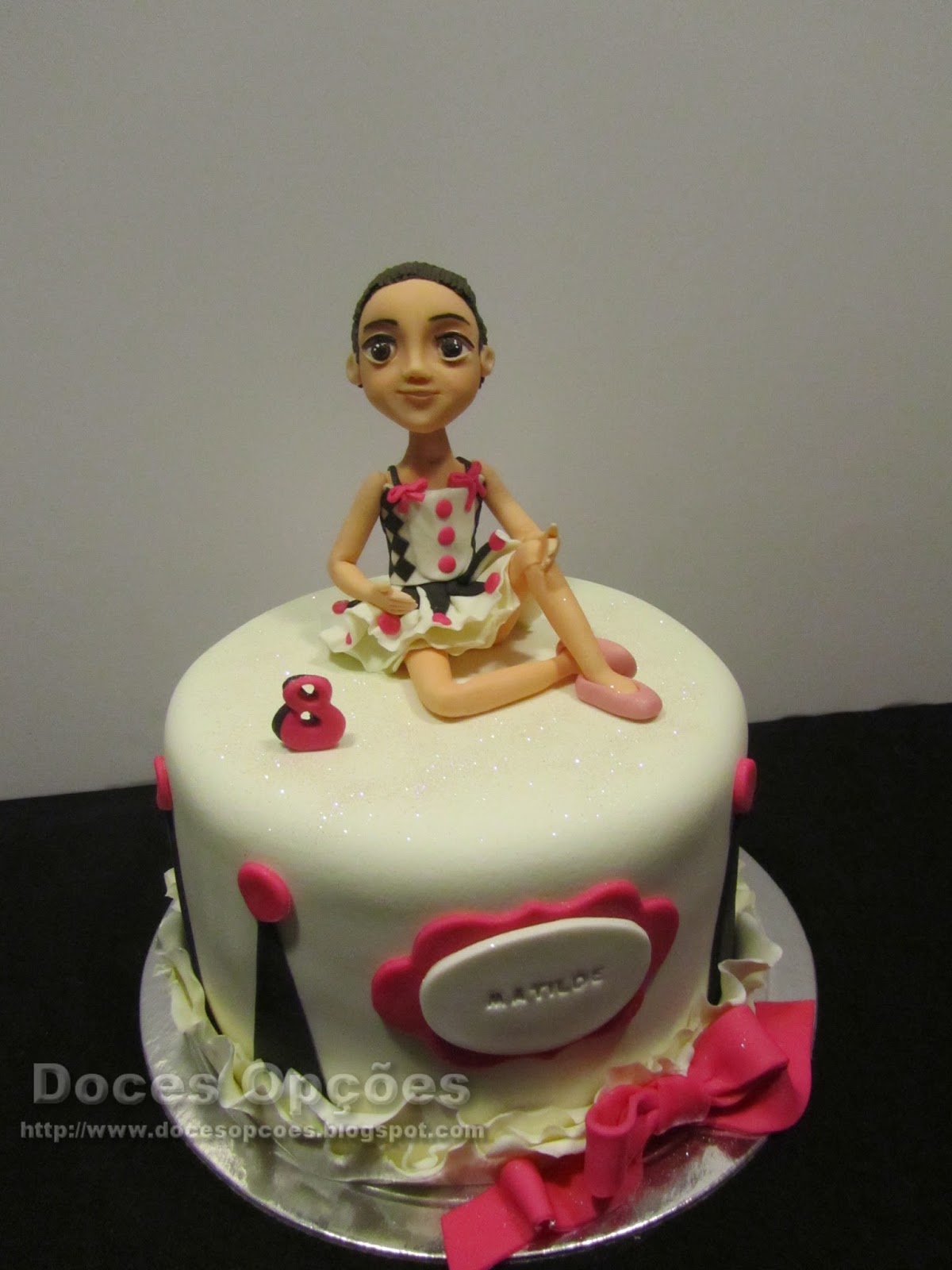 Doces Opções: Bolo de aniversário da bailarina Matilde