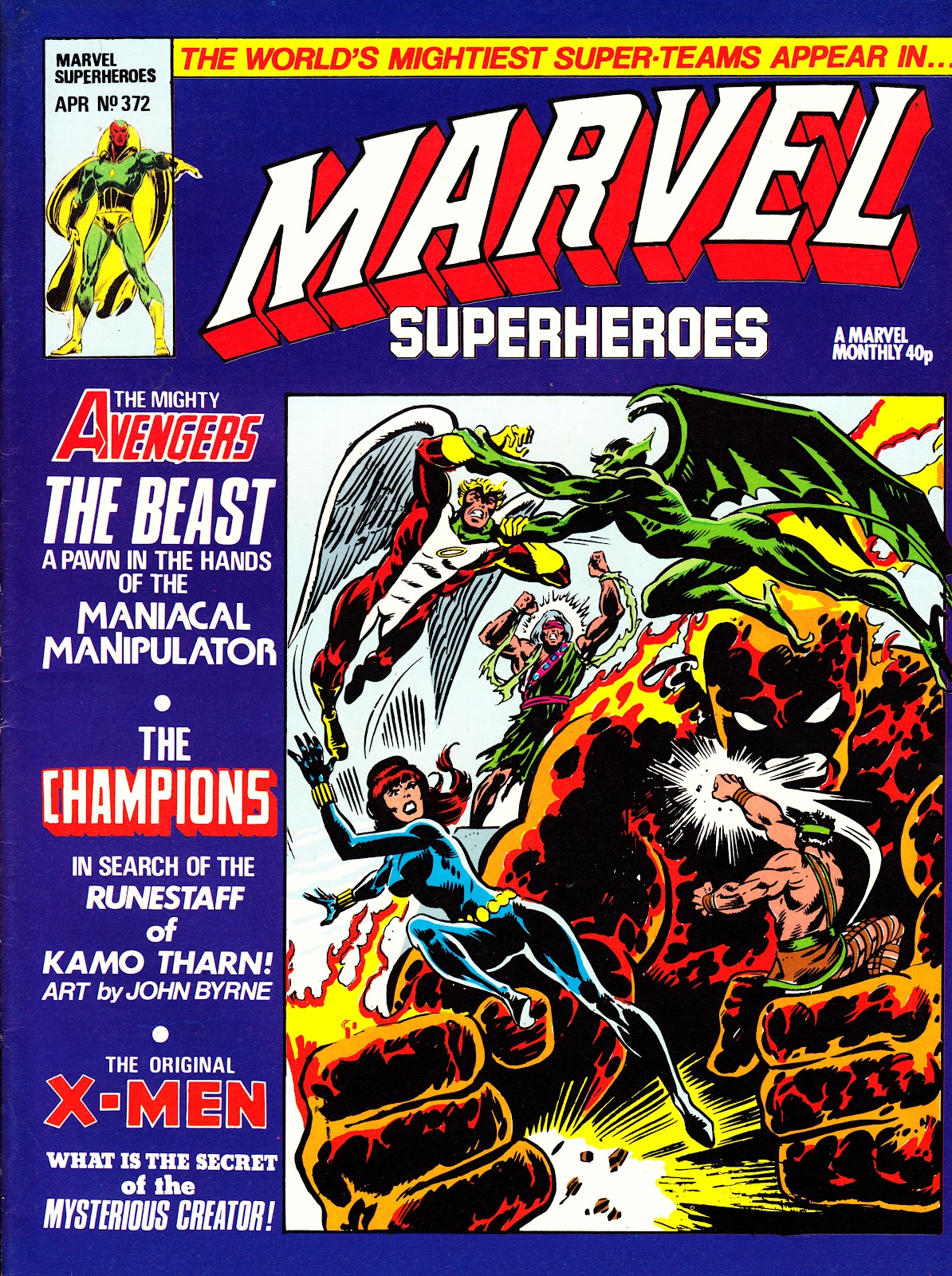 STARLOGGED - GEEK MEDIA AGAIN: 1981: MARVEL SUPERHEROES - PART THREE ...
